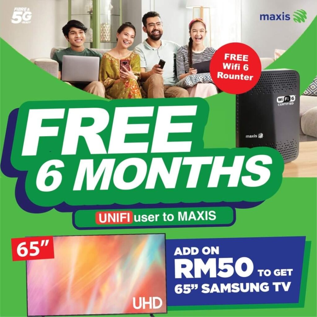 Daftar TUNETALK, UNIFI, MAXIS, CELCOMDIGI, TIME & lain-lain lagi